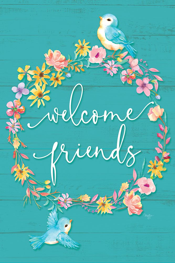 Welcome Spring Family Poster Print - Mollie B. # VARPDXMOL2464 - Posterazzi
