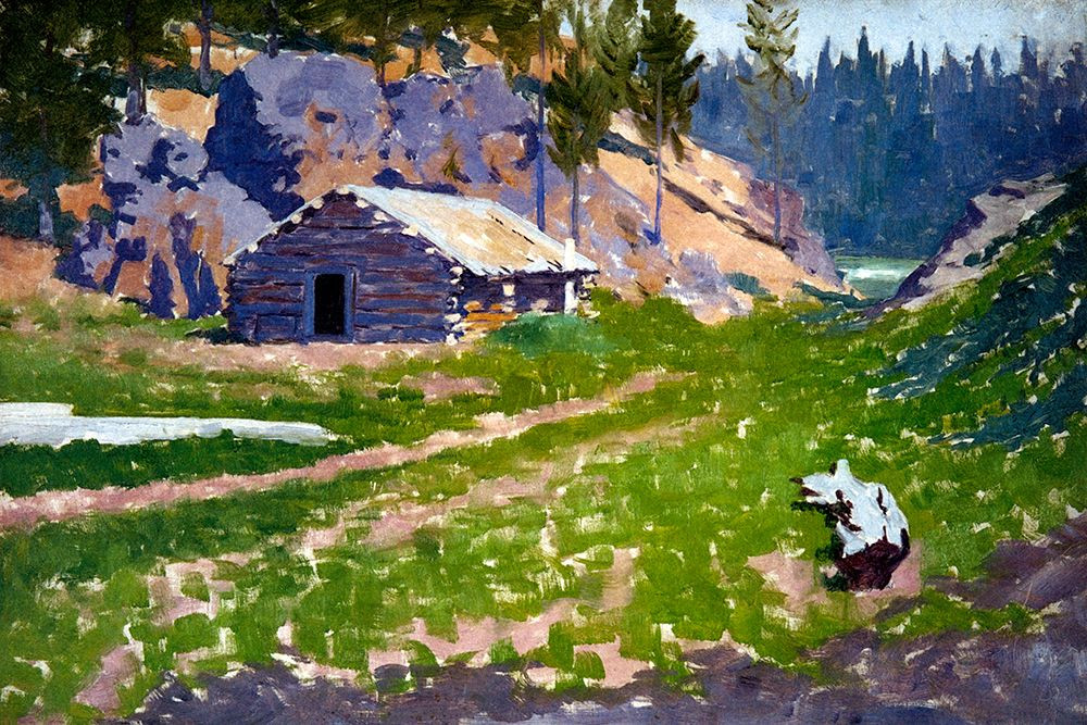Squatters Cabin Poster Print - Frederic Remington # VARPDX66295 ...