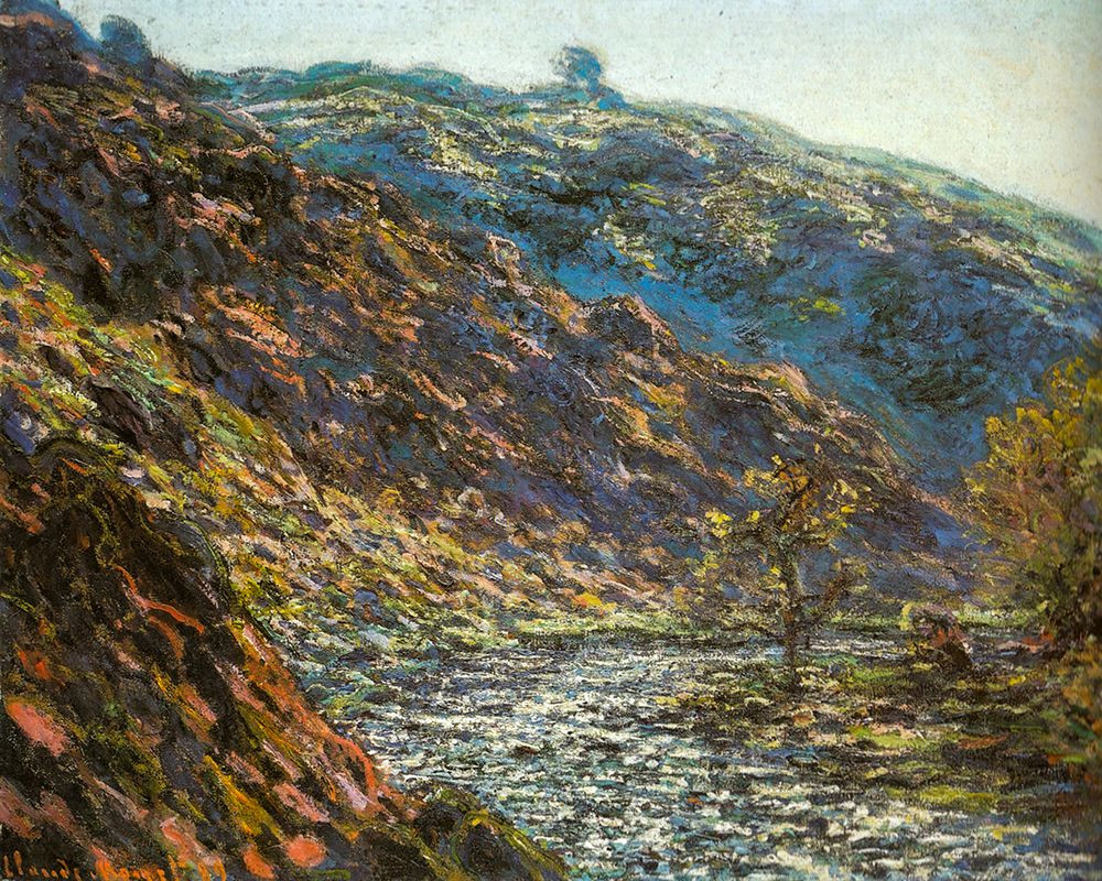 Ravine of the Petite Creuse 1889 Poster Print - Claude Monet ...