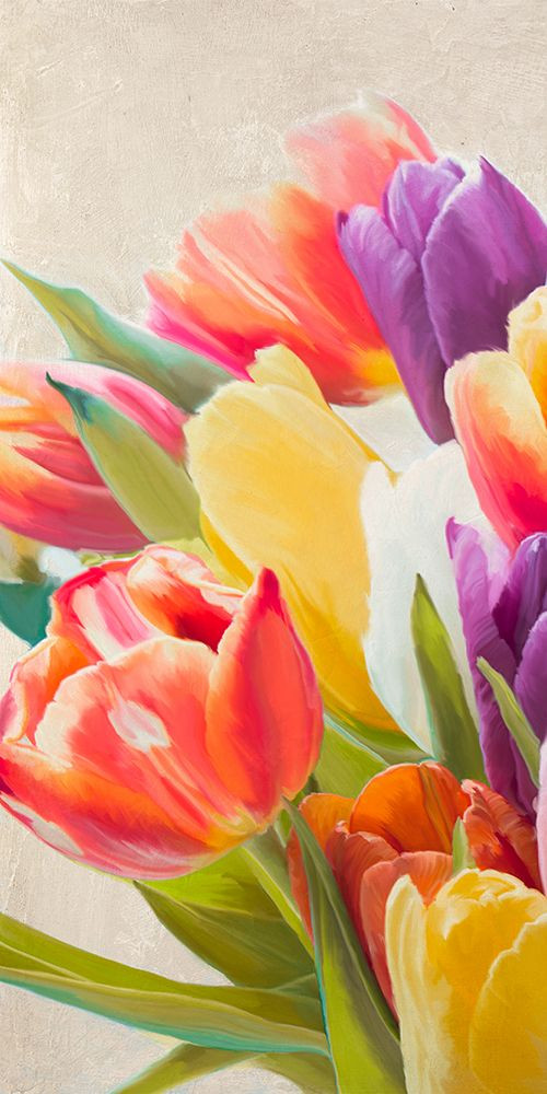 Spring Tulips I Poster Print - Luca Villa # VARPDX2LC5825 - Posterazzi
