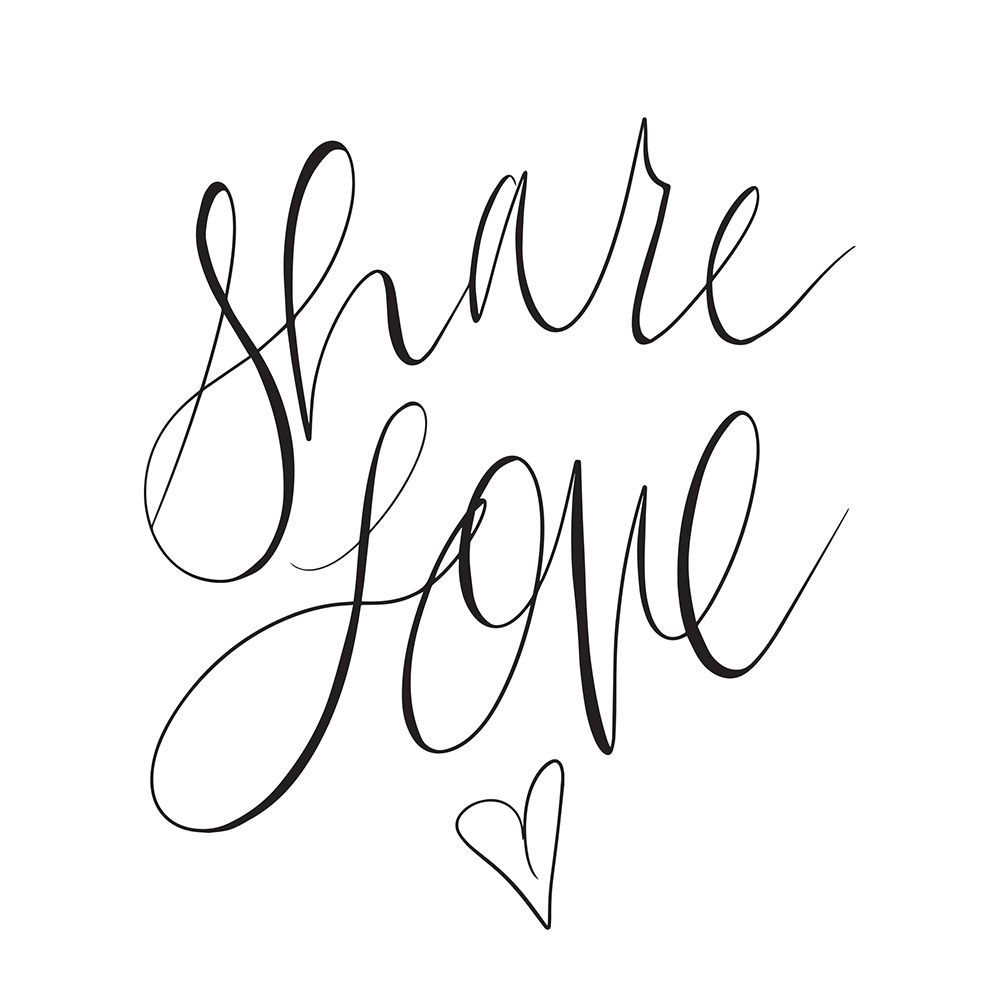 Share Love Poster Print - SD Graphics Studio # VARPDX17036C - Posterazzi