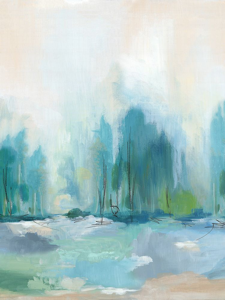 Soft Blue Landscape I Poster Print - PI Studio # VARPDXPI750A - Posterazzi