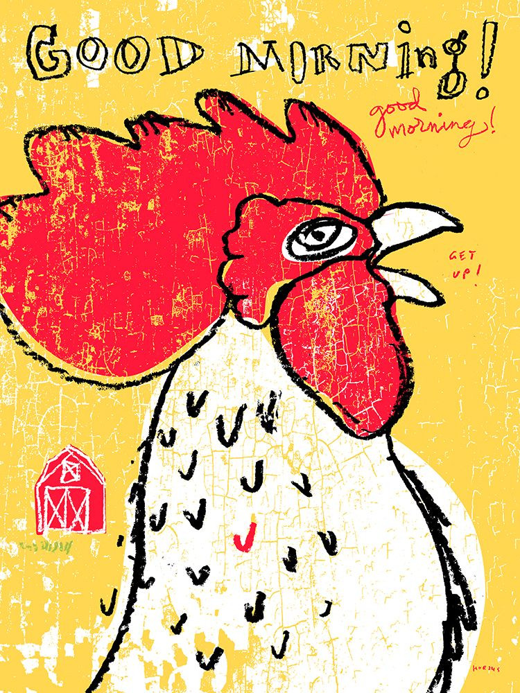 good morning mr rooster coloring pages