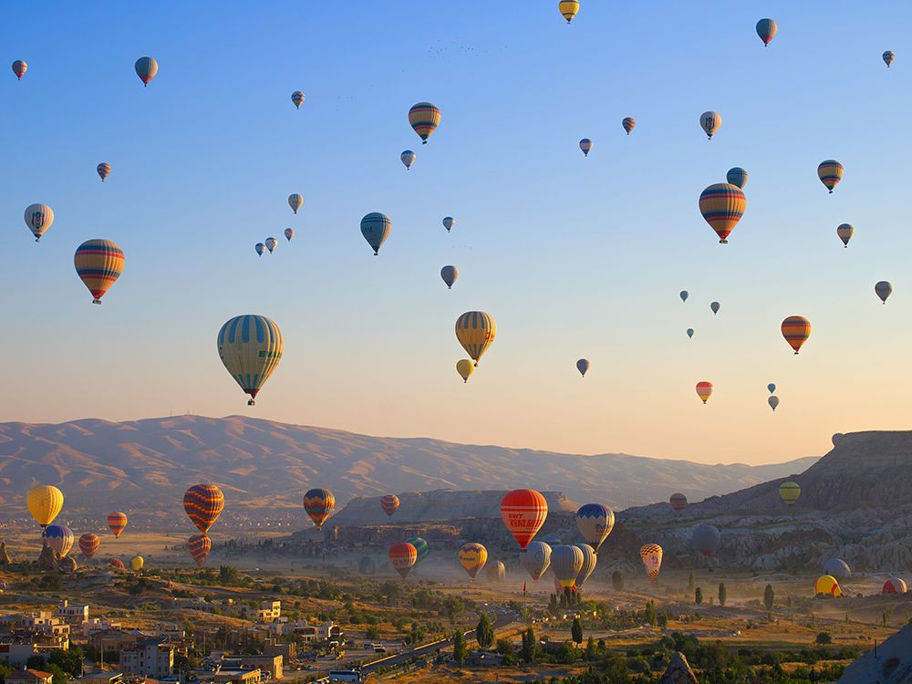 Flying over Cappadocia, Turkey Poster Print - Images Pangea (32 x 24 ...