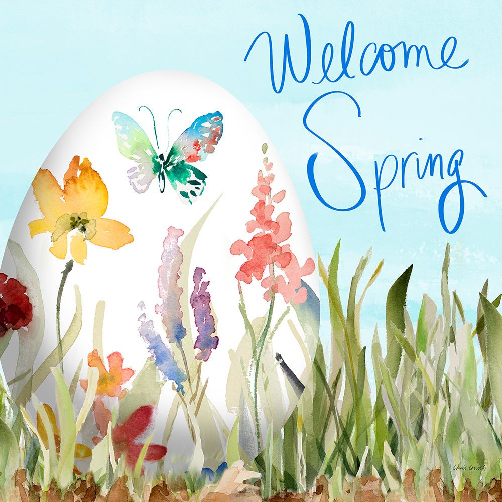 Welcome Spring Poster Print - Lanie Loreth (24 x 24) - Posterazzi