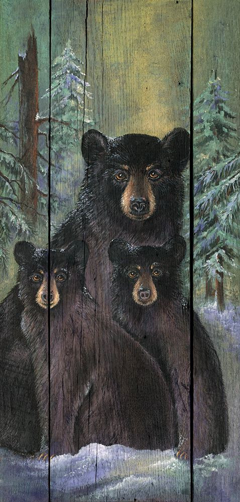 Alpine Bear Lodge Poster Print - Penny Wagner (11 x 24) - Posterazzi