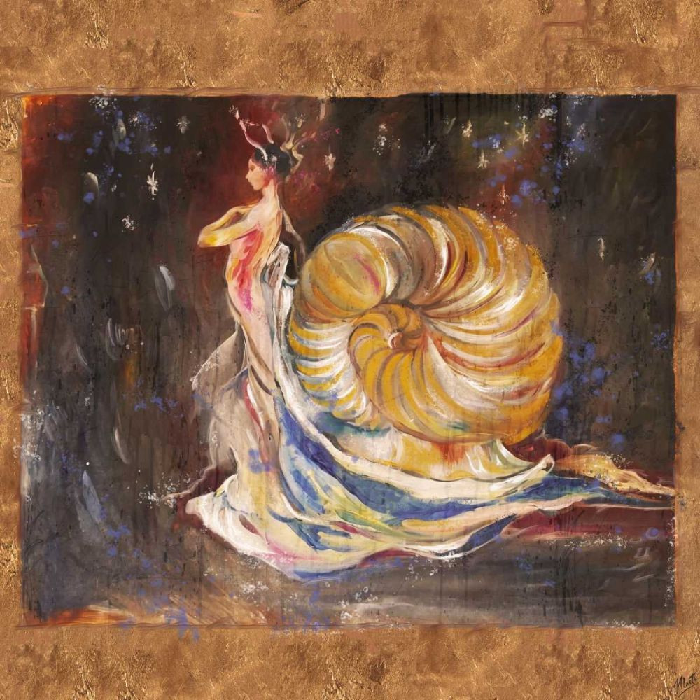 Snail Woman Sketch Poster Print - Marta Wiley (24 x 24) - Posterazzi