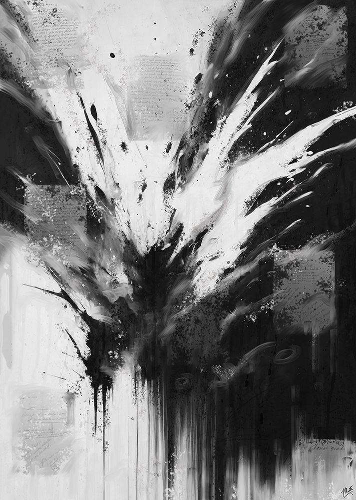 Black And White Poetry I Poster Print - Marta Wiley (24 x 33) - Posterazzi
