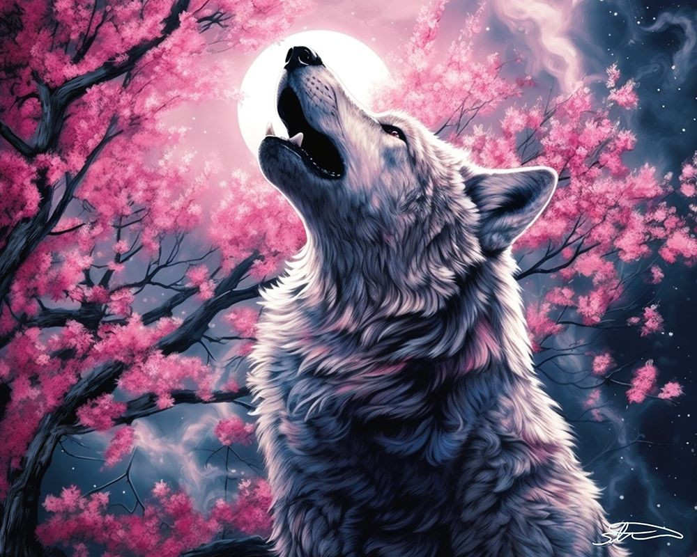 Howling at the Moon Poster Print - Stewart - Posterazzi