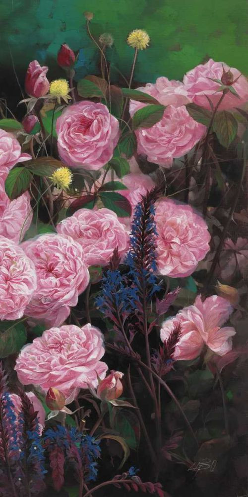 Rose Garden II Poster Print - Li Bo - Posterazzi