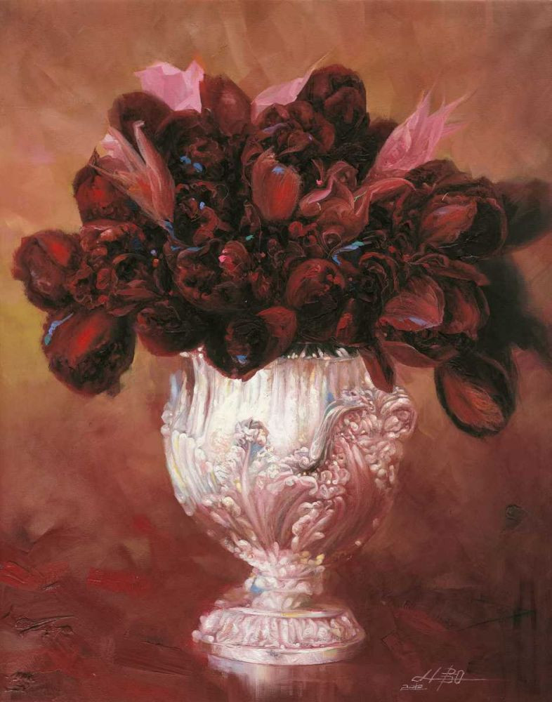 Floral Still Life II Poster Print - Li Bo - Posterazzi