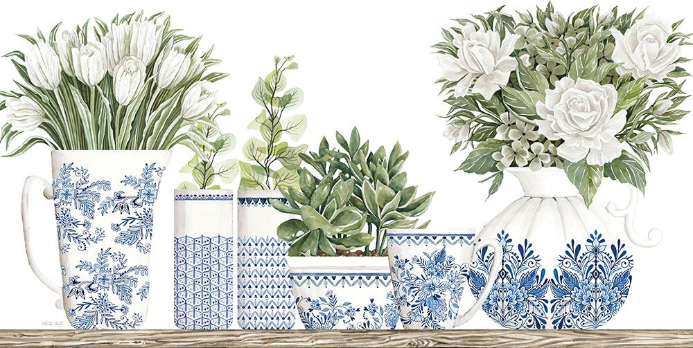 Chinoiserie Shelf II Poster Print - Cindy Jacobs - Posterazzi