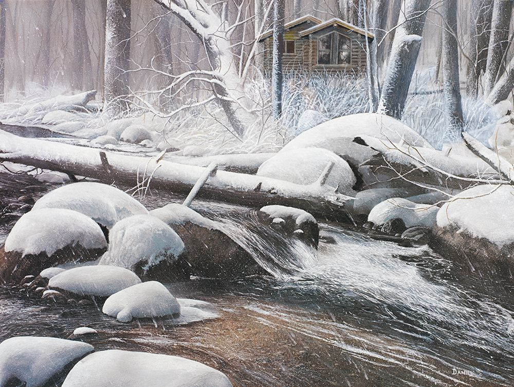 Snowy Woods Poster Print - Kevin Daniel - Posterazzi