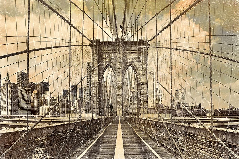 Brooklyn Bridge Poster Print - Shelley Lake - Posterazzi