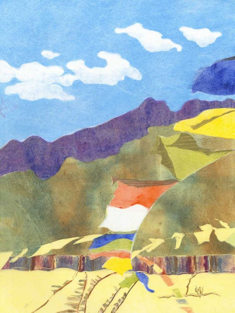 Prayer Flags IV Poster Print - Carolyn Roth - Posterazzi