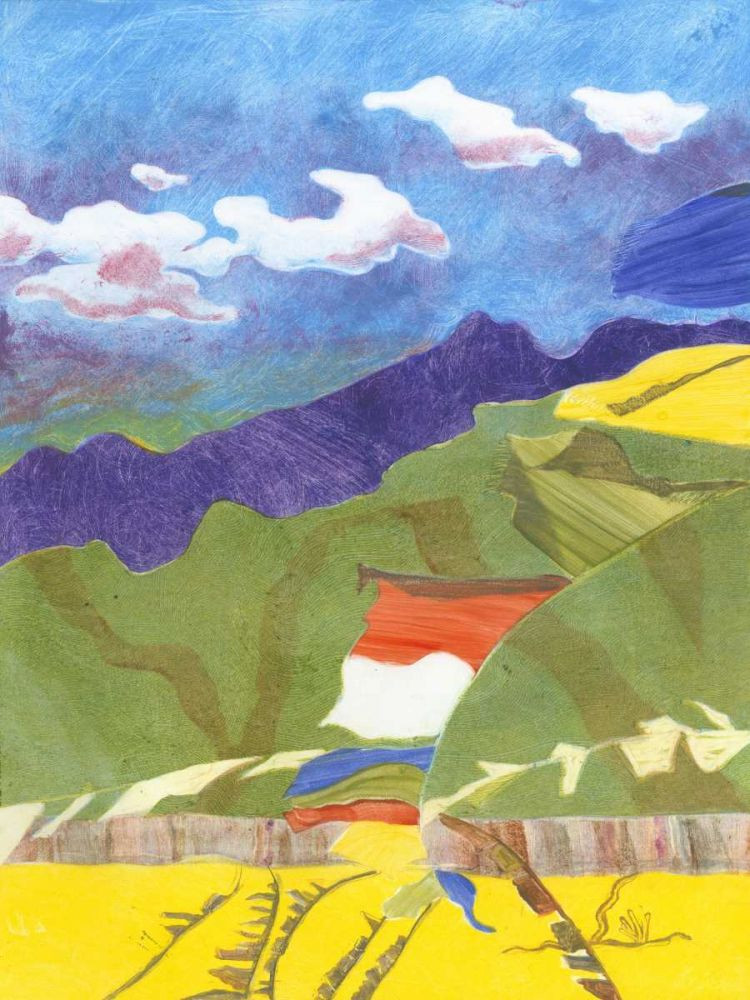 Prayer Flags VI Poster Print - Carolyn Roth - Posterazzi