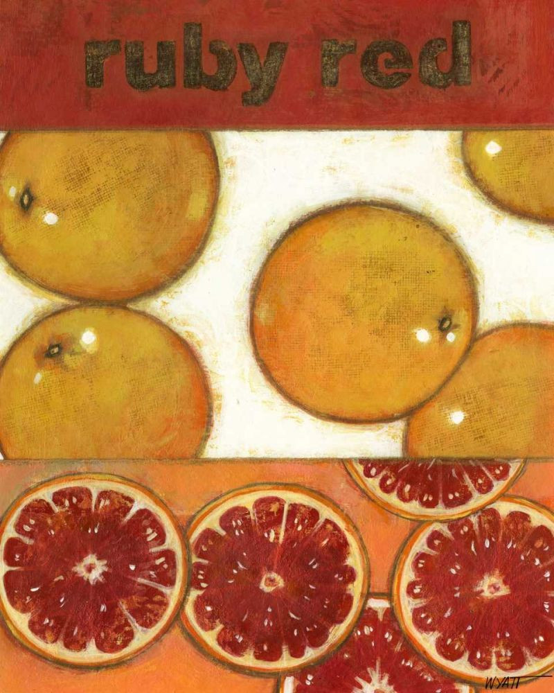 Ruby Red Poster Print - Norman Wyatt - Posterazzi