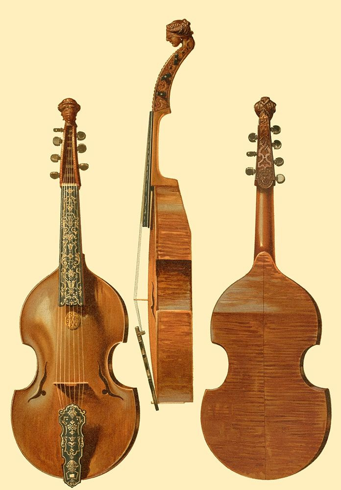 Antique Violas II Poster Print - William Gibb - Posterazzi