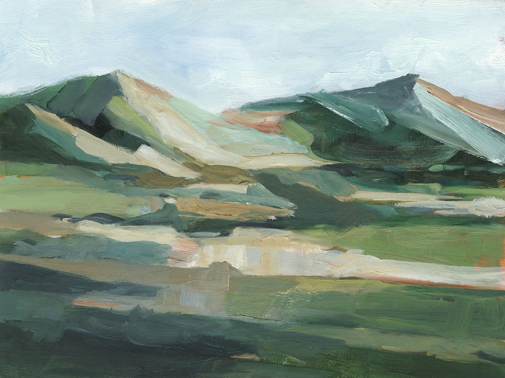 Vibrant Mountain Study I Poster Print - Ethan Harper - Posterazzi