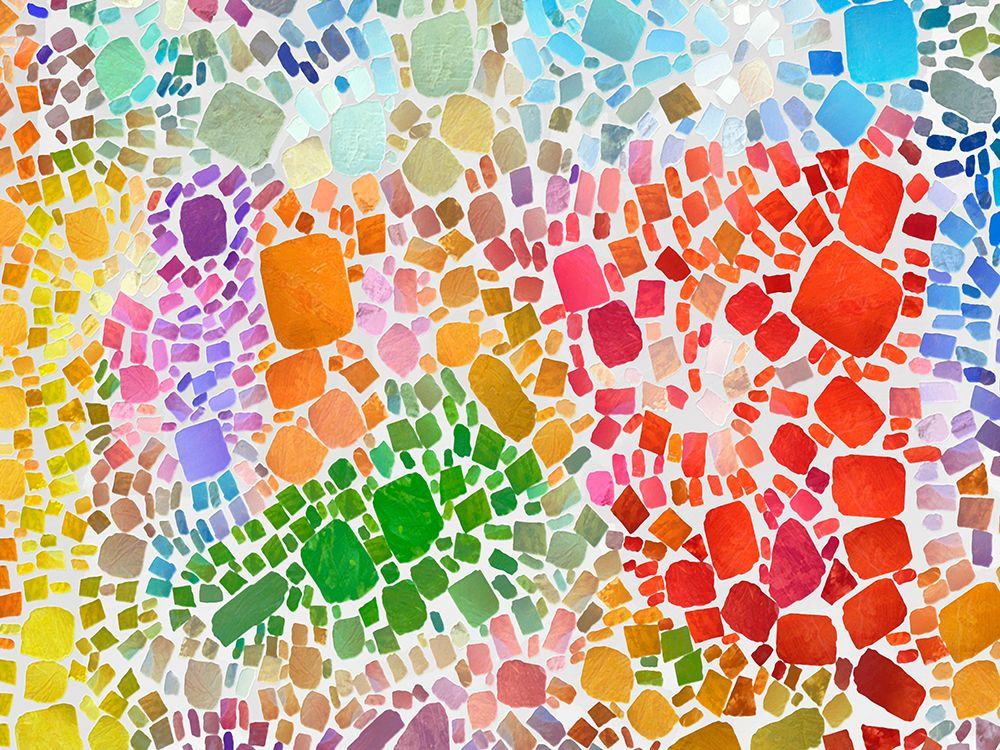 Colorful Bedrock III Poster Print - Alonzo Saunders - Posterazzi