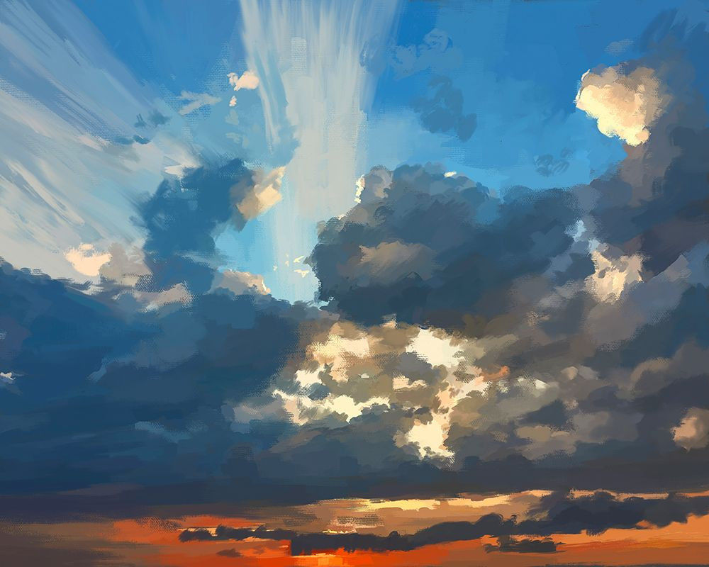 A Cloudy Sunset Poster Print - Emily Kalina - Posterazzi
