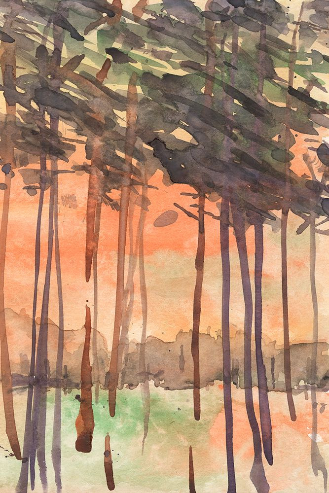 Between the Trees I Poster Print - Samuel Dixon - Posterazzi