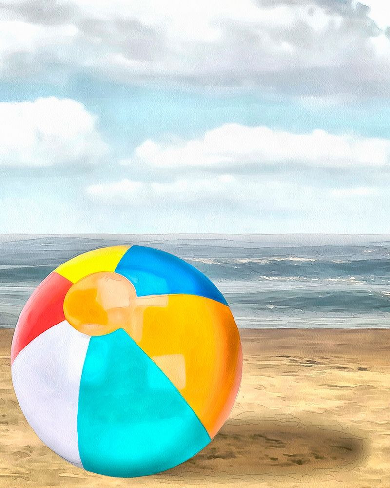 Beach Ball I Poster Print - Alonzo Saunders - Posterazzi