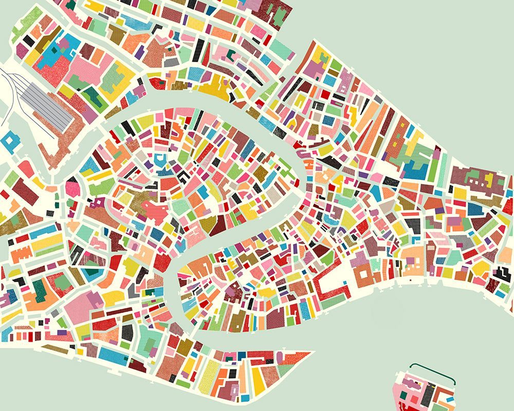 Venice Map Wallpaper