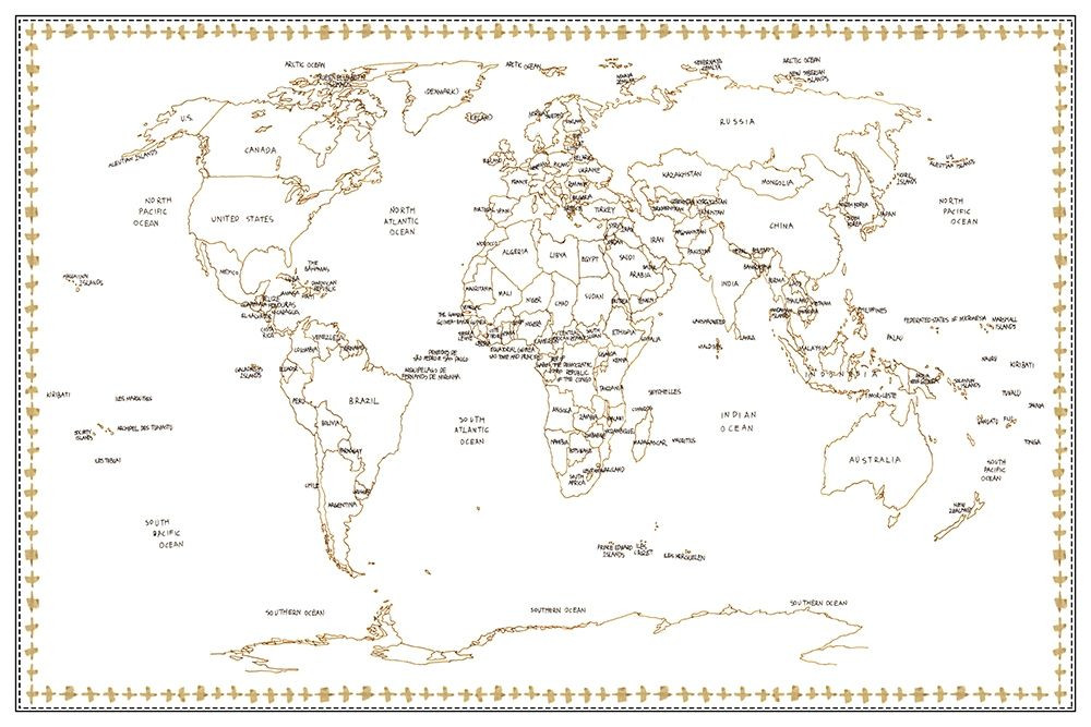World Schematic Poster Print - Melissa Wang - Posterazzi