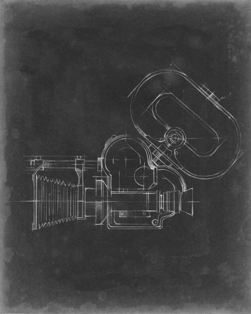 Camera Blueprint V Poster Print - Ethan Harper - Posterazzi