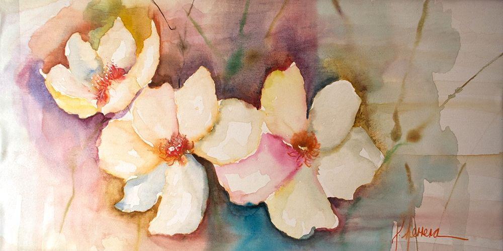 Horizontal Flores VII Poster Print - Leticia Herrera - Posterazzi