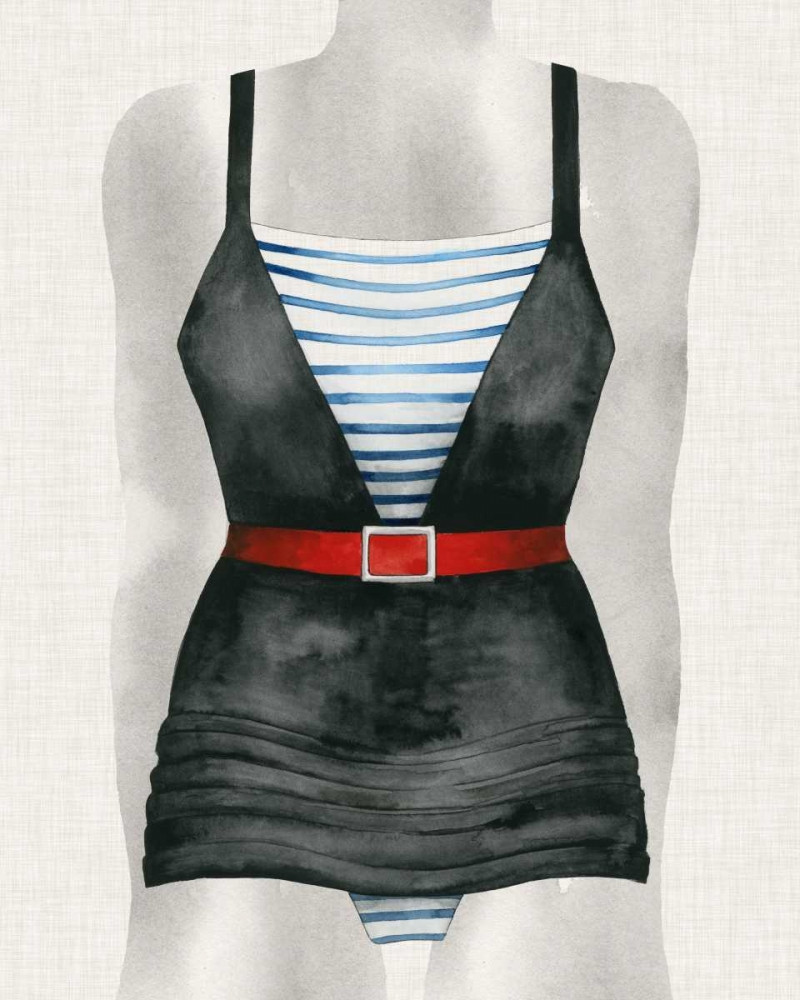 Vintage Bathing Suit IV Poster Print - Grace Popp - Posterazzi