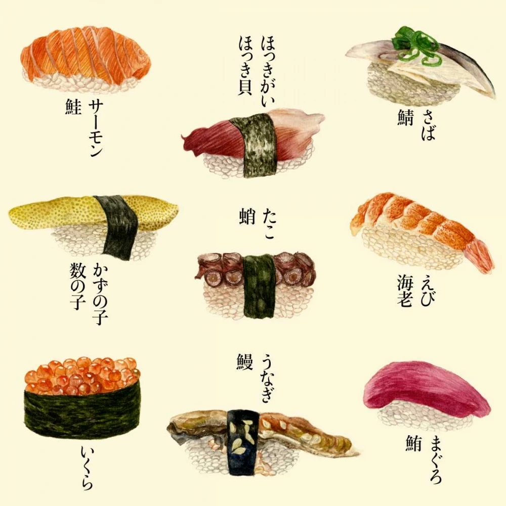 Sushi I Poster Print - Melissa Wang - Posterazzi