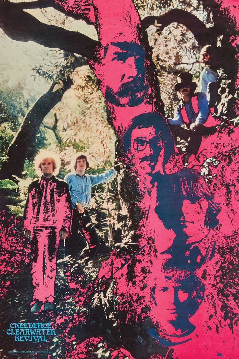 Creedence Clearwater Revival CCR Trippy Poster Print - Item ...