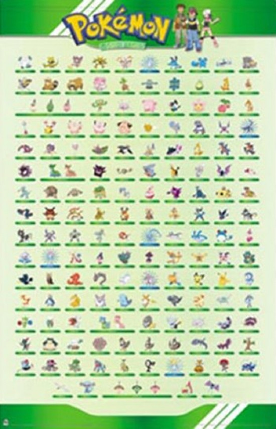Pokemon - The Beings Grid Poster Print - Item # VARTIARP7832 - Posterazzi
