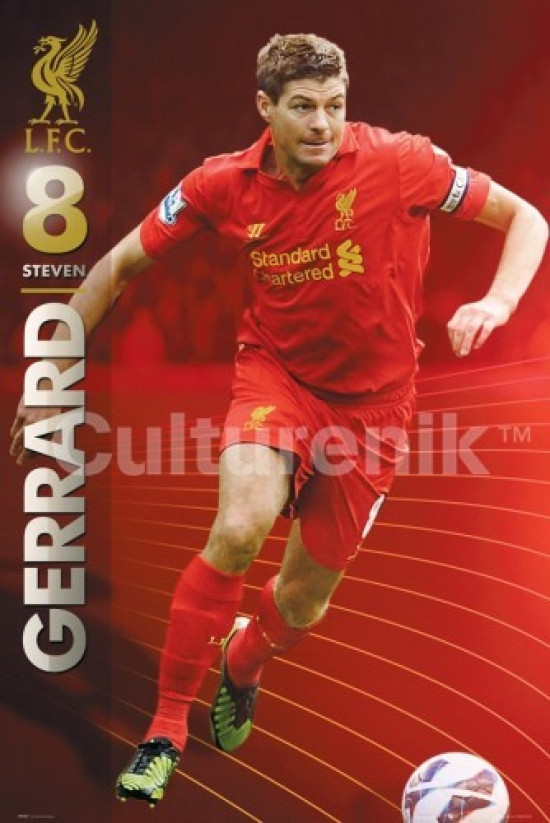 Liverpool Gerrard 1213 Poster Poster Print - Item # VARIMPST5549R ...