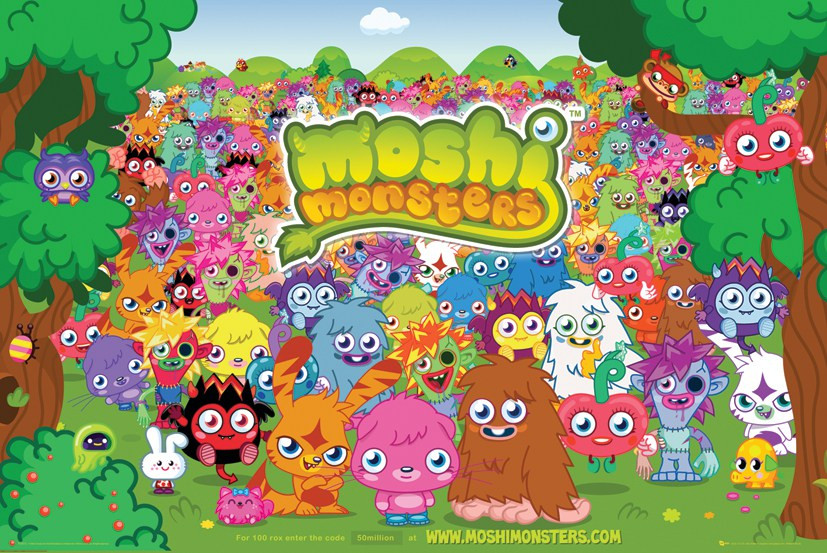 Moshi Monsters Landscape Poster Poster Print - Item # VARGBEFP2612 ...