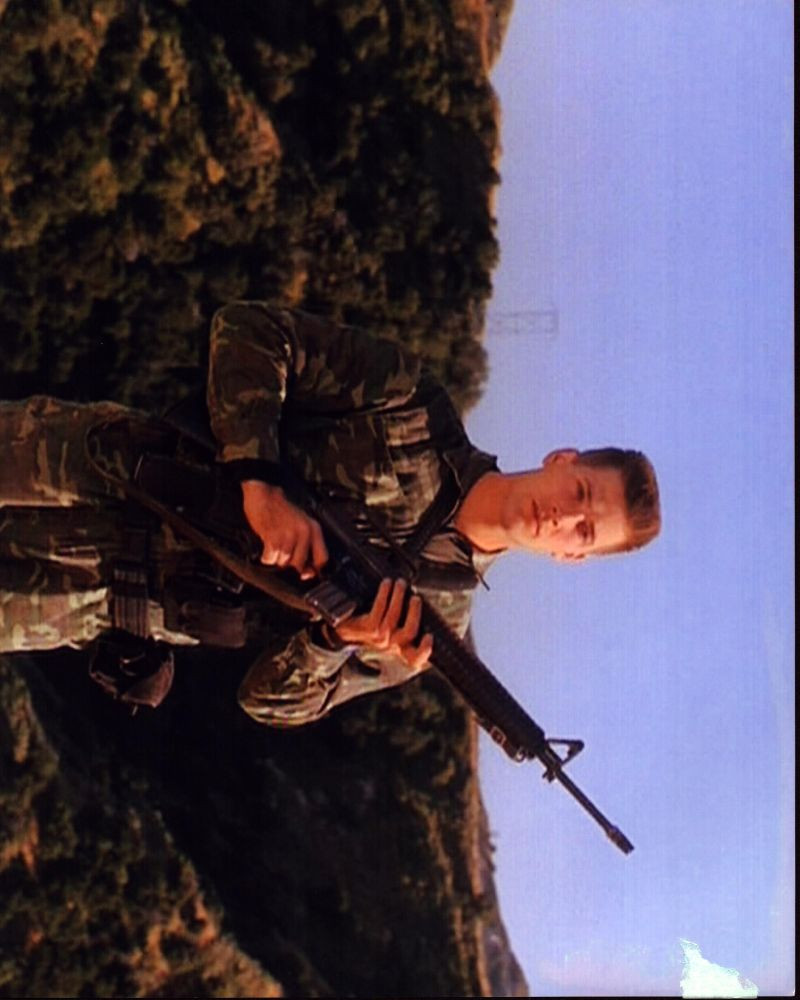 Sasha Mitchell In Camo With Gun In Class Of 1999 Ii: The Substitute ...