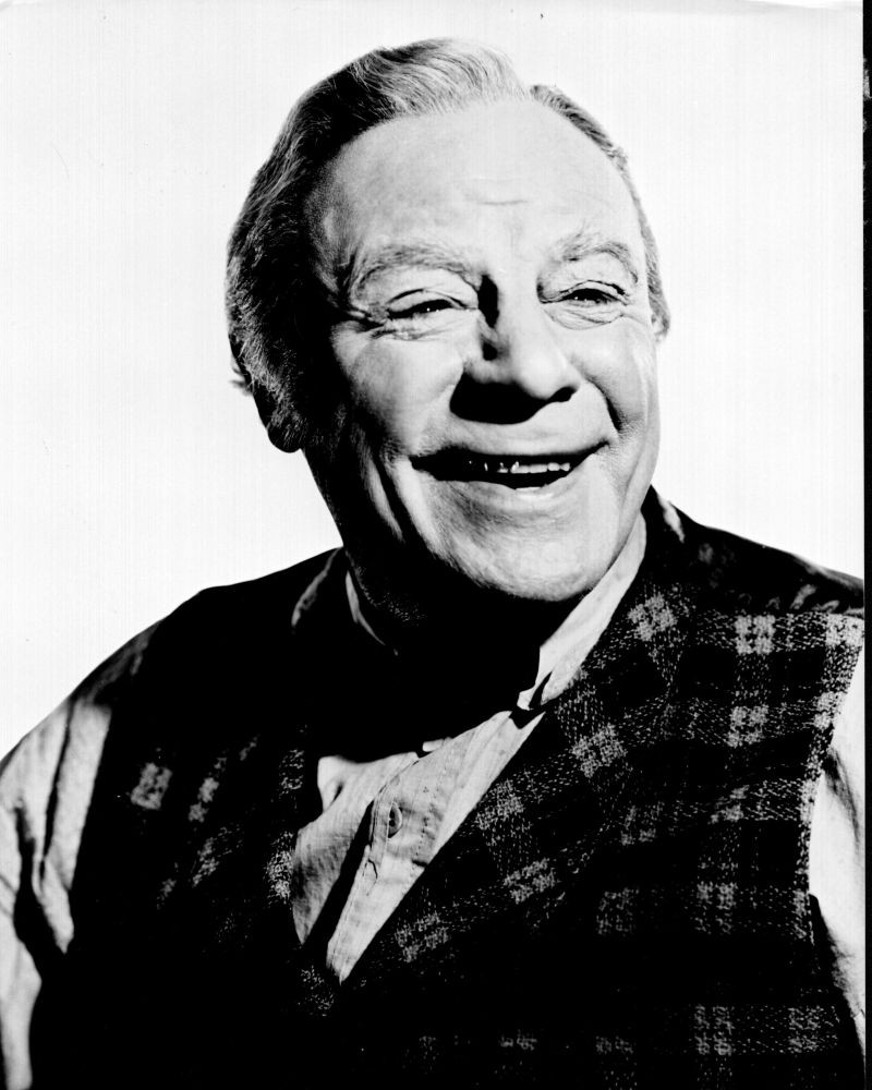 Edmund Gwenn Smiling In Plaid Vest Black And White Photo Print - Item ...