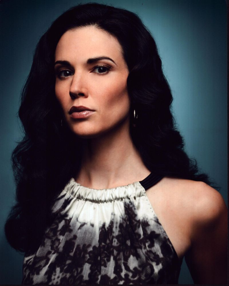 Laura Mennell Headshot In Black And White Halter Photo Print - Item ...
