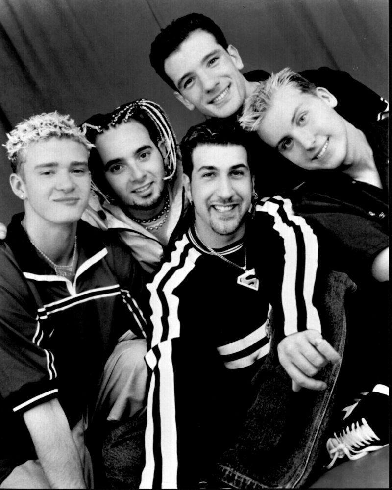 Nsync Group Black And White Photo Print - Item # MVM70316 - Posterazzi
