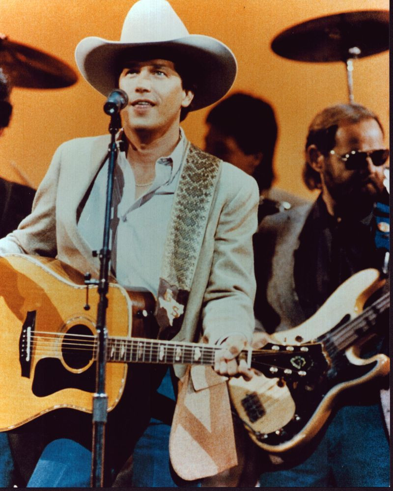 George Strait On Stage With Guitar Photo Print - Item # MVM70314 ...