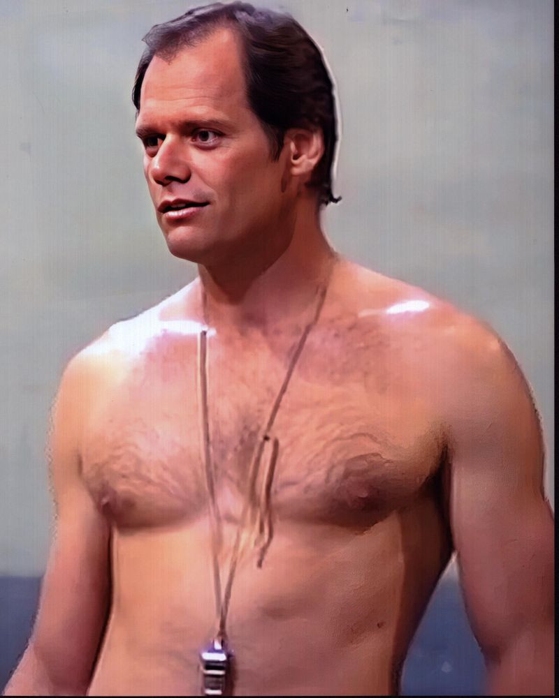 Fred Dryer Shirtless With Whistle Photo Print - Item # MVM58444 ...