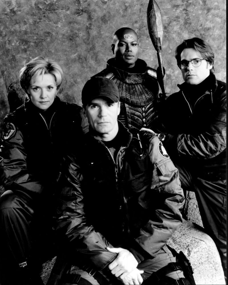 Stargate Sg-1 Group Black And White Photo Print - Item # MVM60169 ...