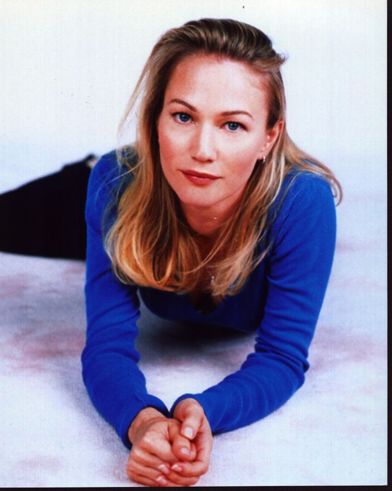Sarah Wynter Laying In Blue Top Photo Print - Item # MVM56066 - Posterazzi