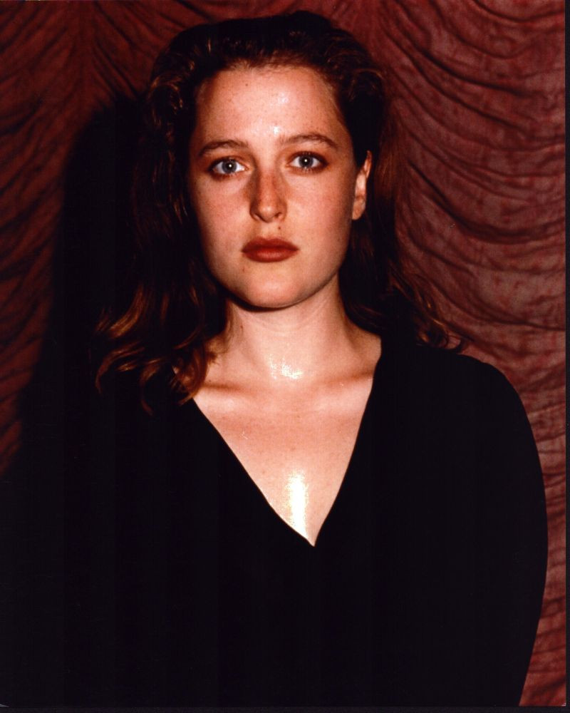 Gillian Anderson Headshot In Black Top Photo Print - Item # MVM60137 ...