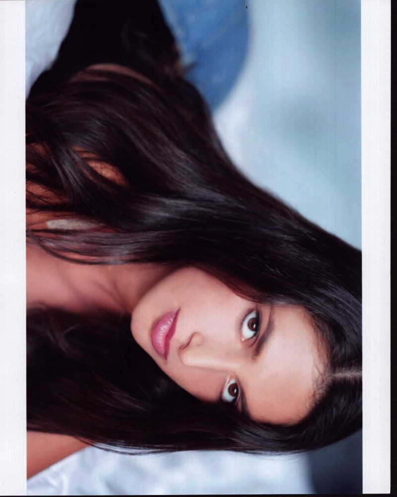 Andrea Gabriel Laying On Bed Photo Print - Item # MVM55552 - Posterazzi