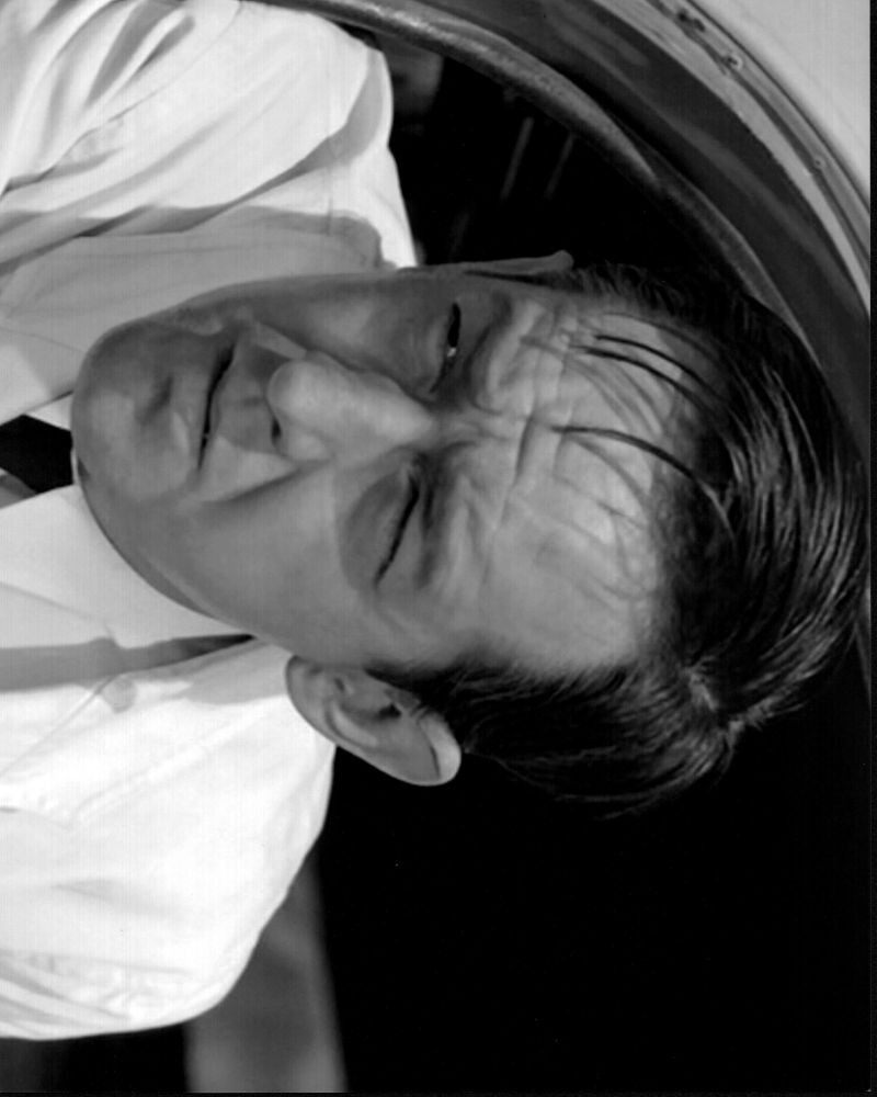 William Schallert Close Up Black And White Photo Print - Item ...