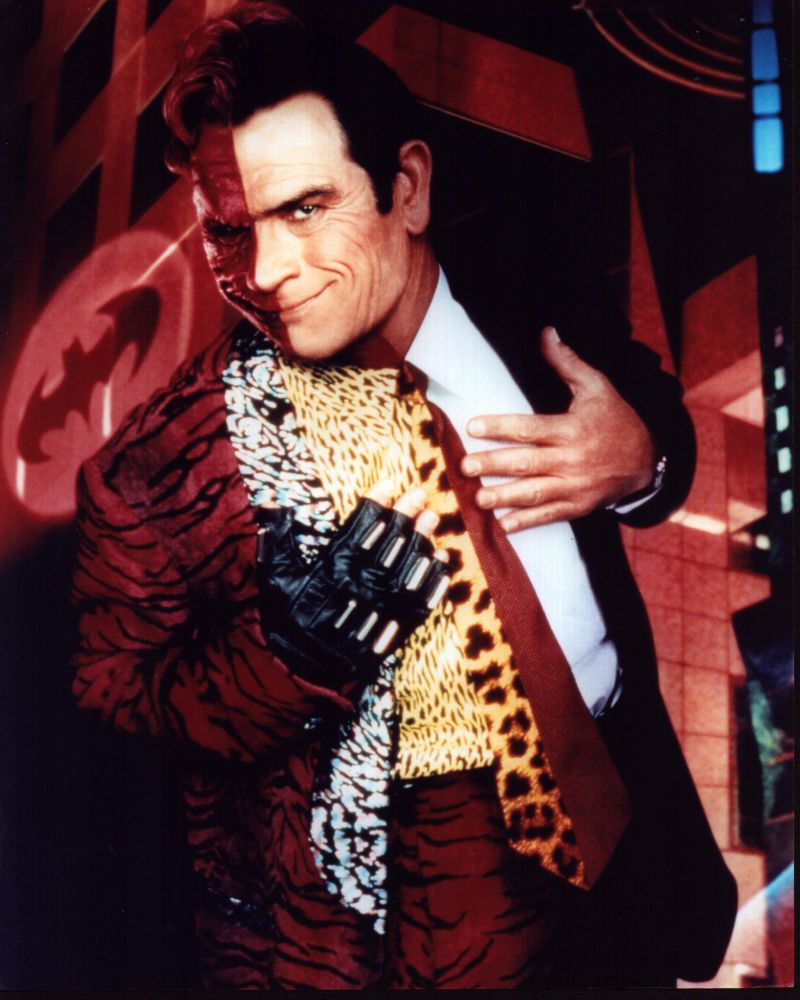 Tommy Lee Jones In Costume As Two Face For Batman Forever Photo Print ...