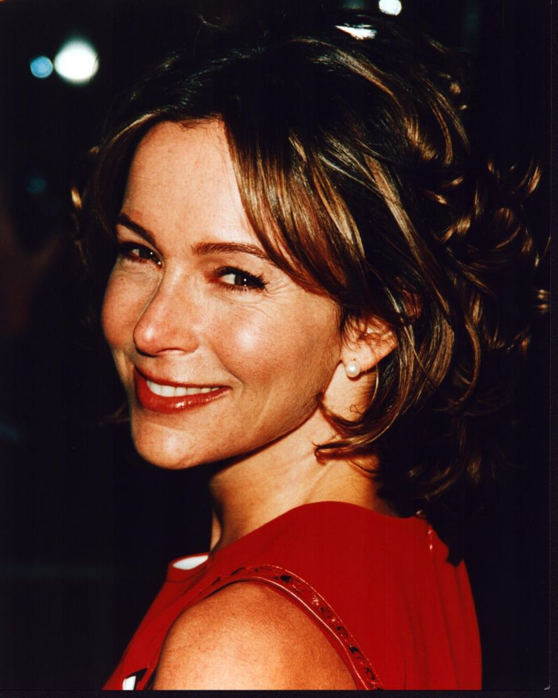 Jennifer Grey Looking Over Shoulder In Red Top Photo Print - Item ...